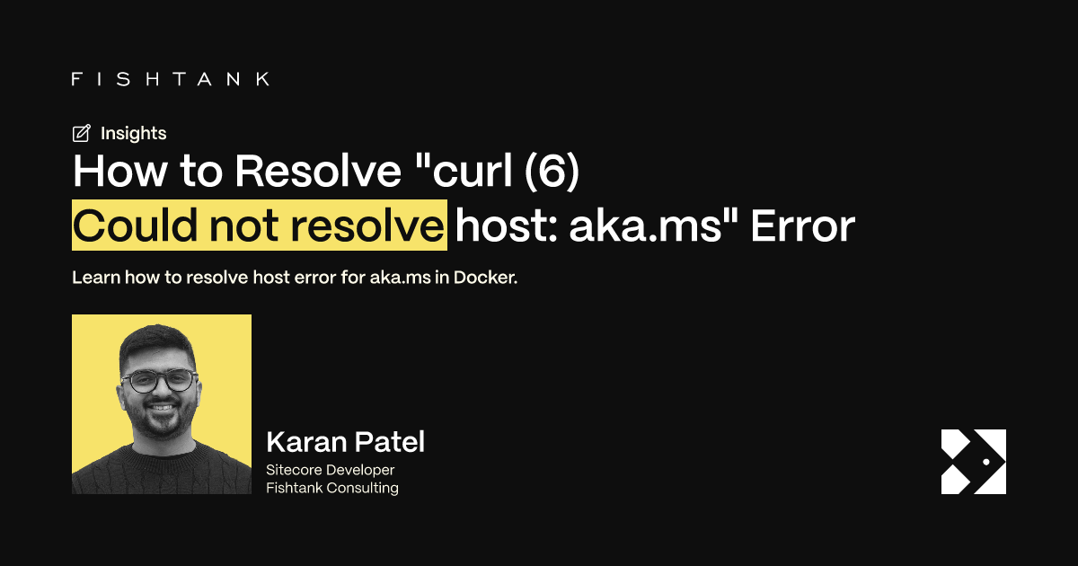 How to Resolve "curl (6) Could not resolve host: aka.ms" Error | Fishtank